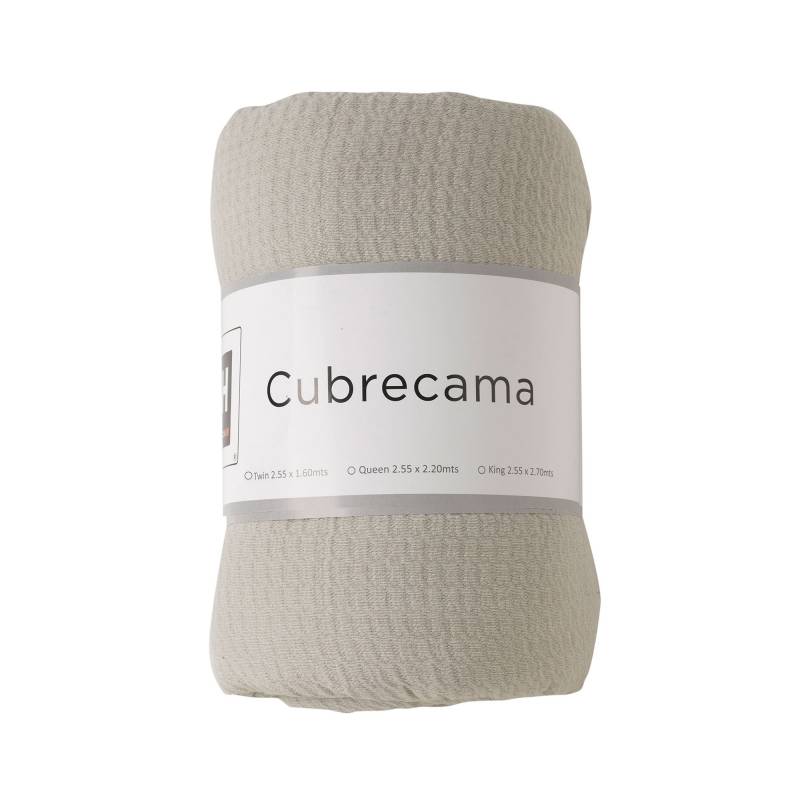 Cubrecama Jacquard VHF 255x160 Perlas Gris - La Anónima Online