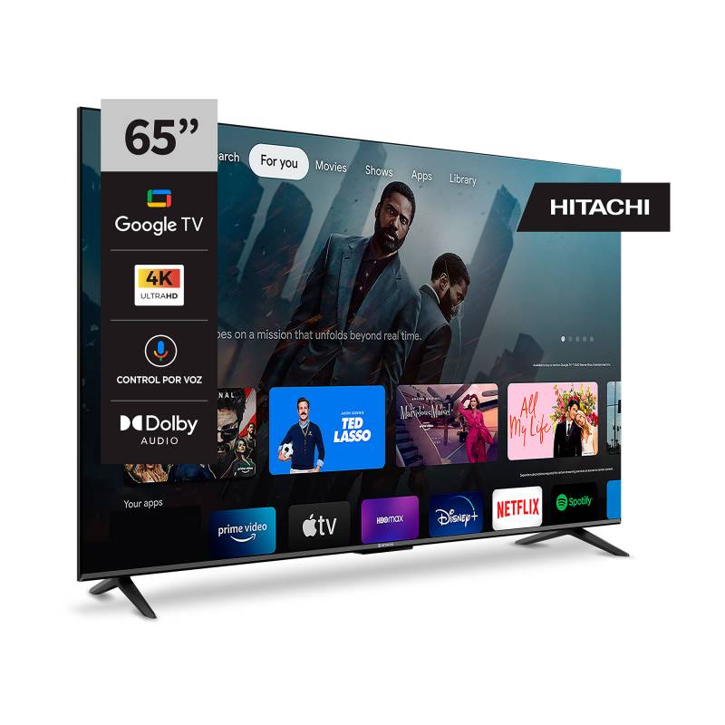 Tv 65" Hitachi 4K UHD Android CDH-LE654KSMART26-F - La Anónima Online