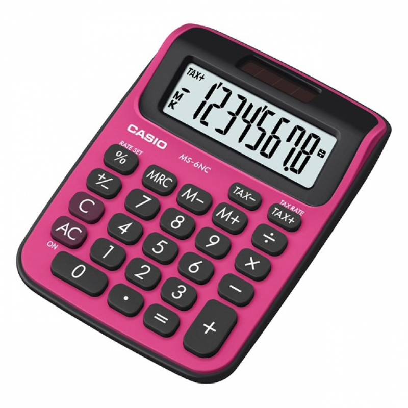 Calculadora Casio MS-6NC-BRD Bordo - La Anónima Online
