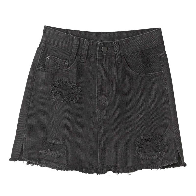 Pollera Mujer Jean Negra Talle XS - La Anónima Online