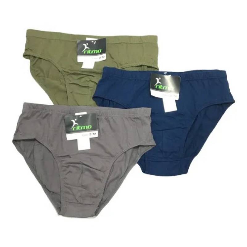 Slip Liso Ritmo Pack x3 Talle 6 - La Anónima Online